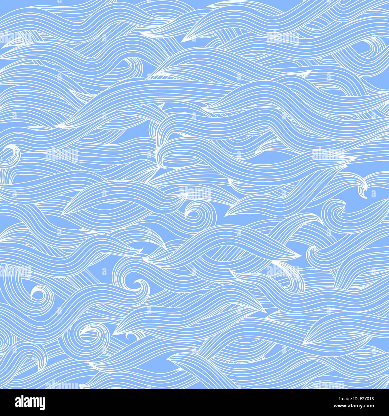 Abstract Blue Wave Background Stock Vector Image & Art - Alamy