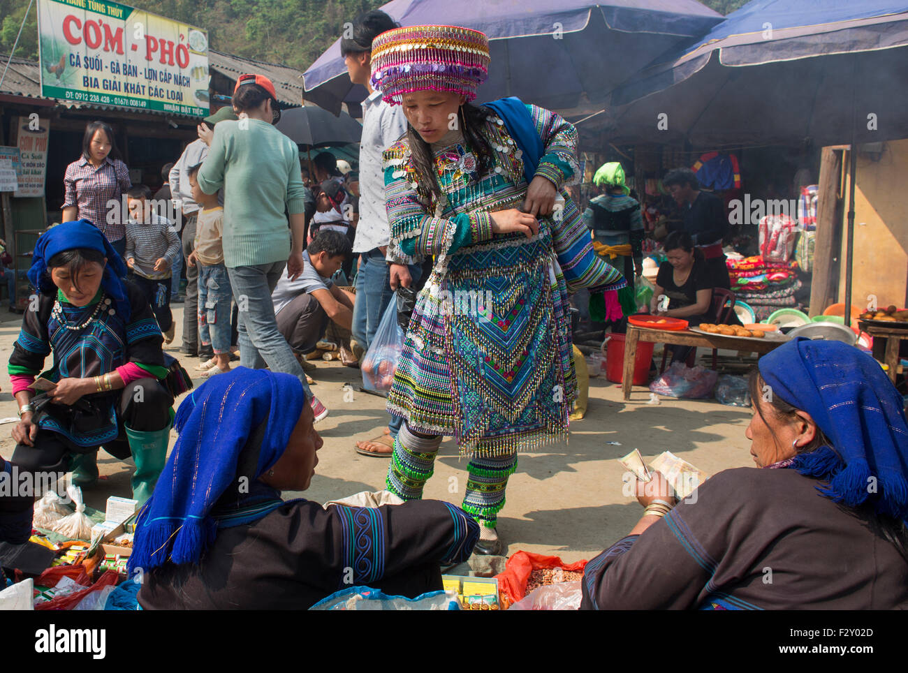 Local market at hmong village hi-res stock photography and images - Alamy