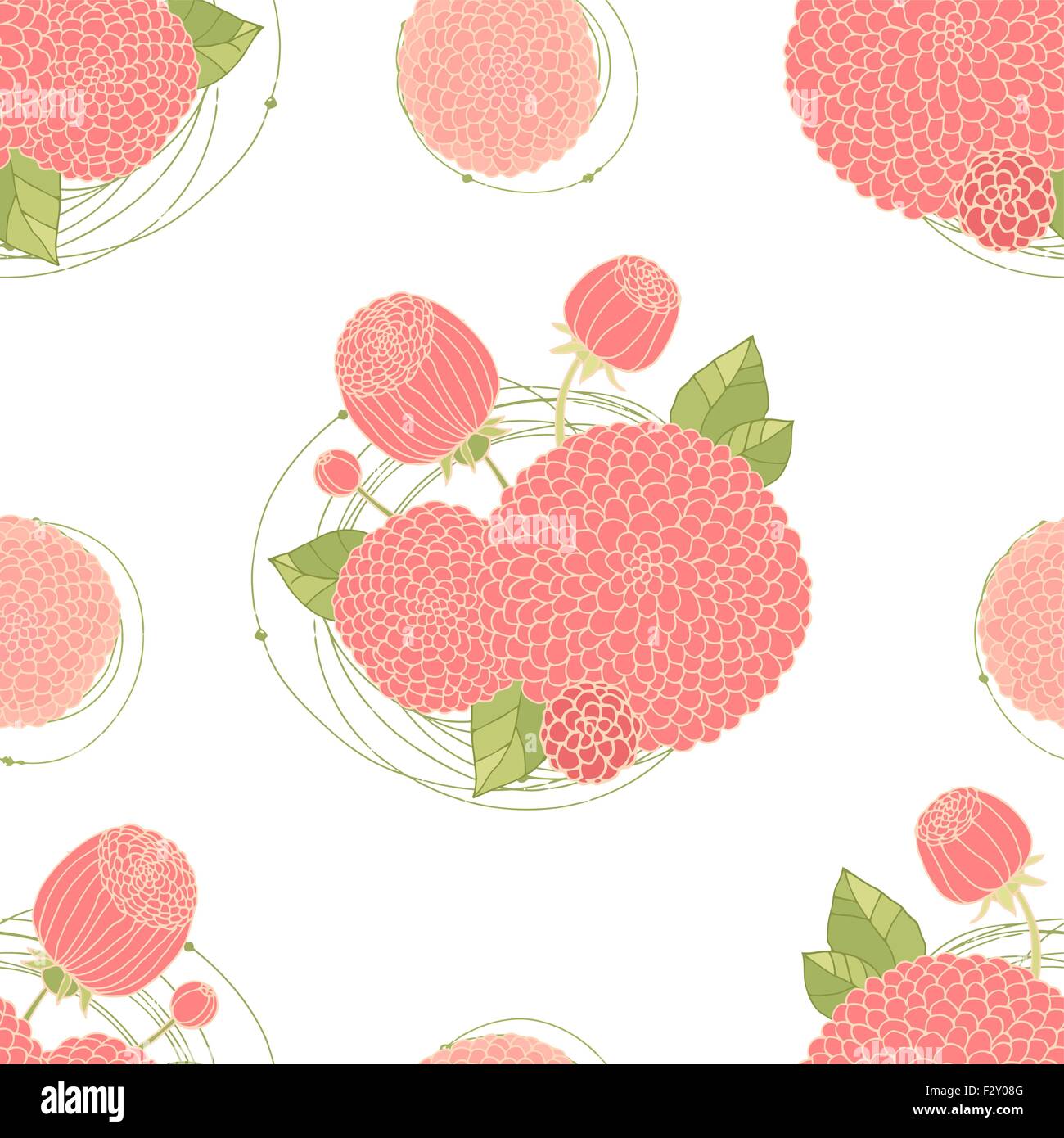 Seamless texture with asters Stock Vector Image & Art - Alamy