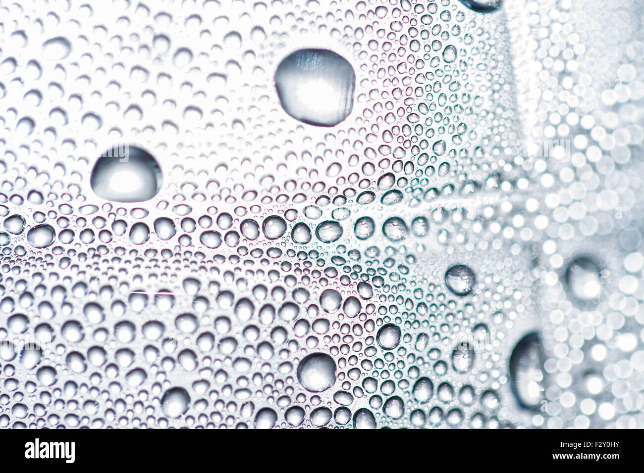 Drops of water on glass Stock Photo - Alamy