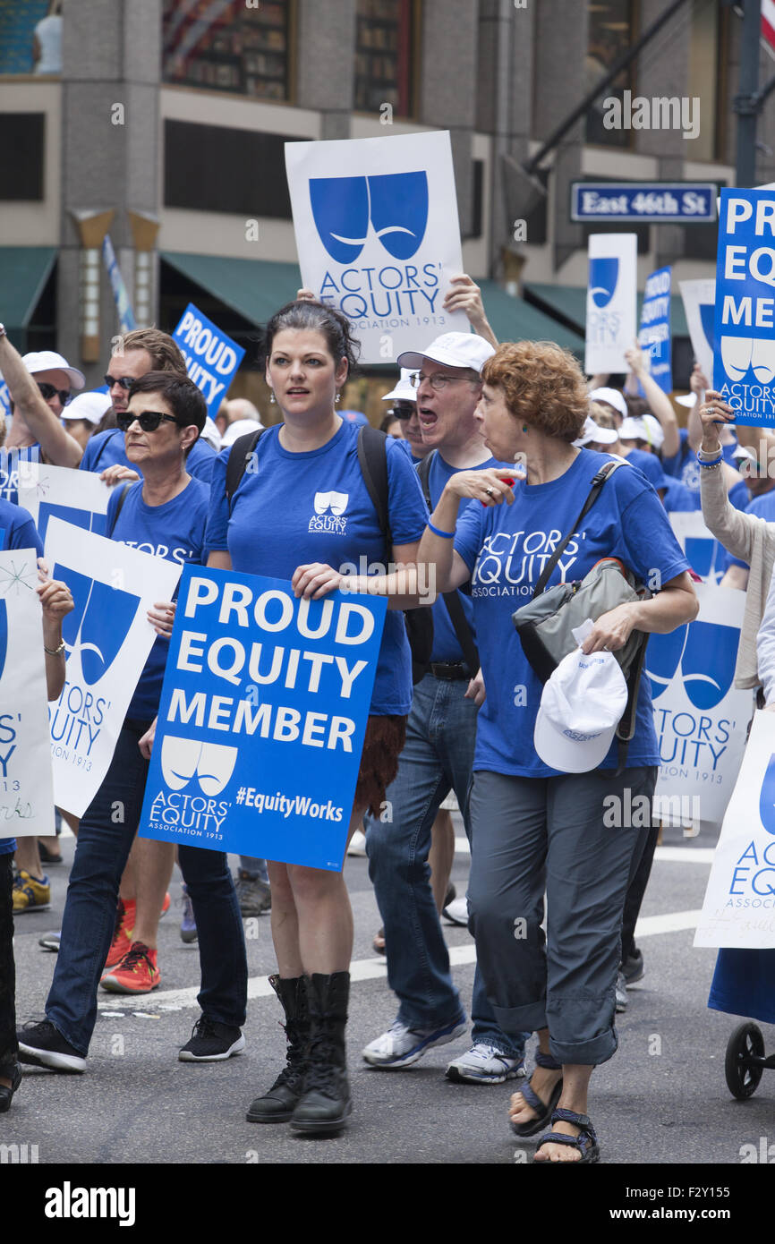 Actors Equity was one of many unions that marched in The Lab or Day ...