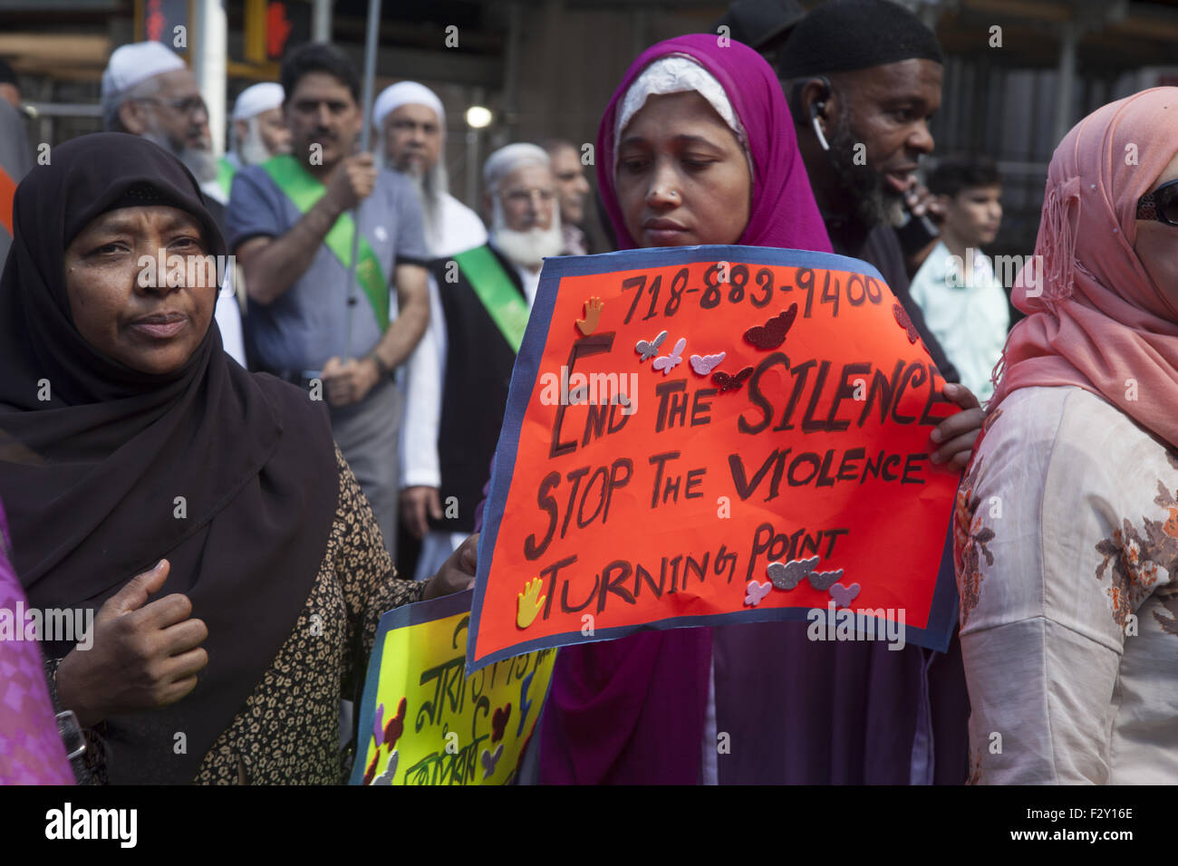 American Muslim Day Parade on Madison Ave. in New York City Stock Photo ...