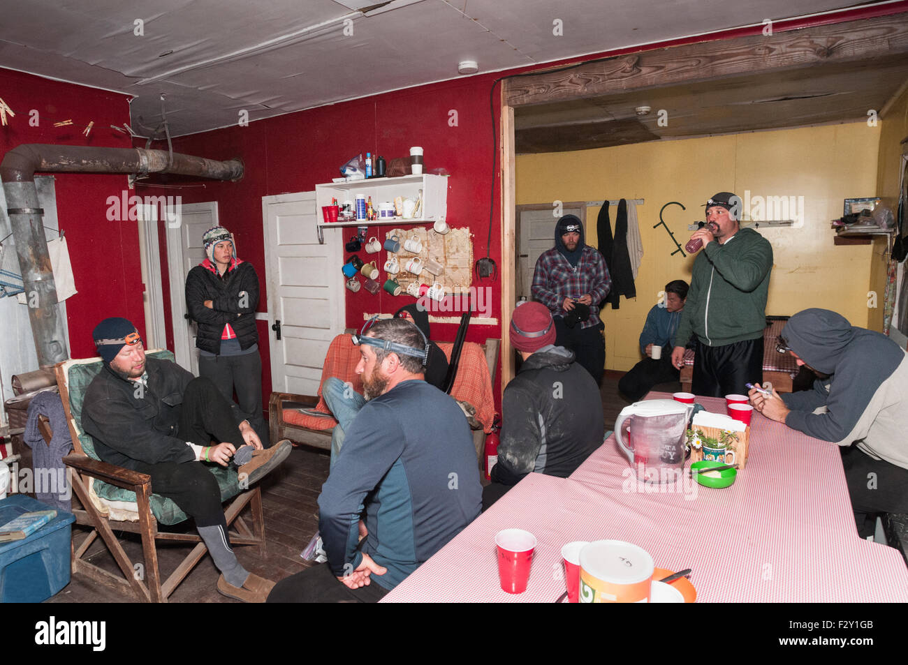 Beach set netters wait to go out at 3 am to haul in their catch of ...