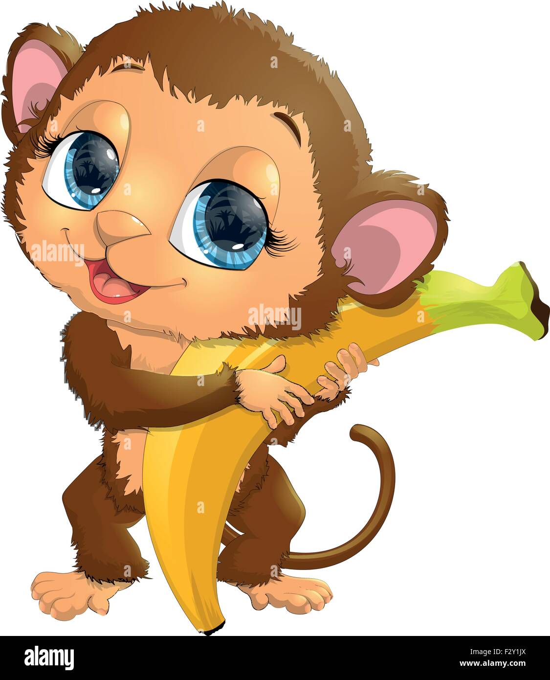 Talking monkey Stock Vector Images - Alamy