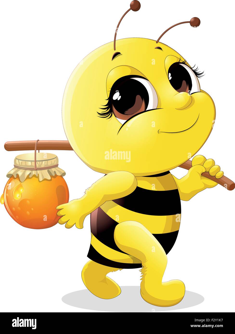 Busy Wasp Stock Vector Images Alamy