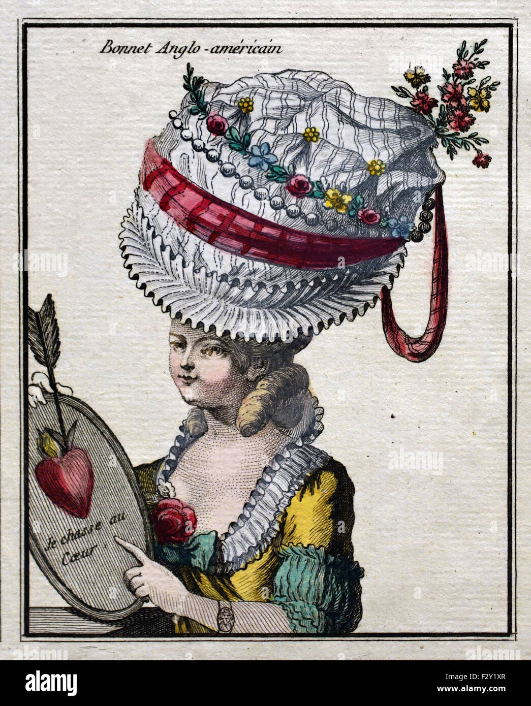 French Coiffures, Poufs, Hats and Bonnets Coiffures and Headdresses ( J ...