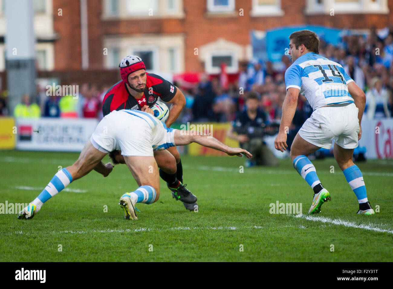 Kingsholm, Gloucester, UK. 25th Sep, 2015. Rugby World Cup. Argentina ...