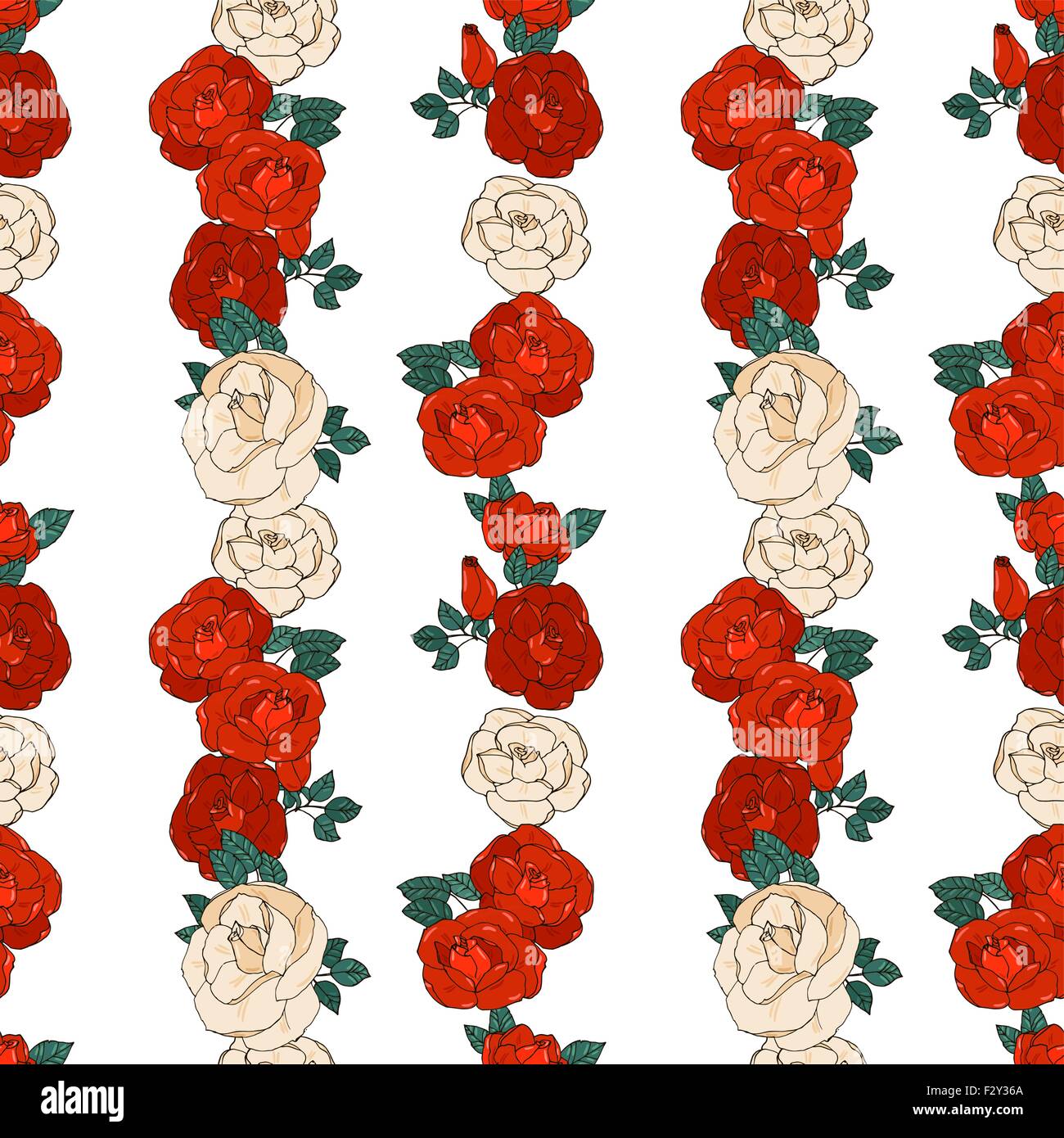 Pink orange rose Stock Vector Images - Alamy