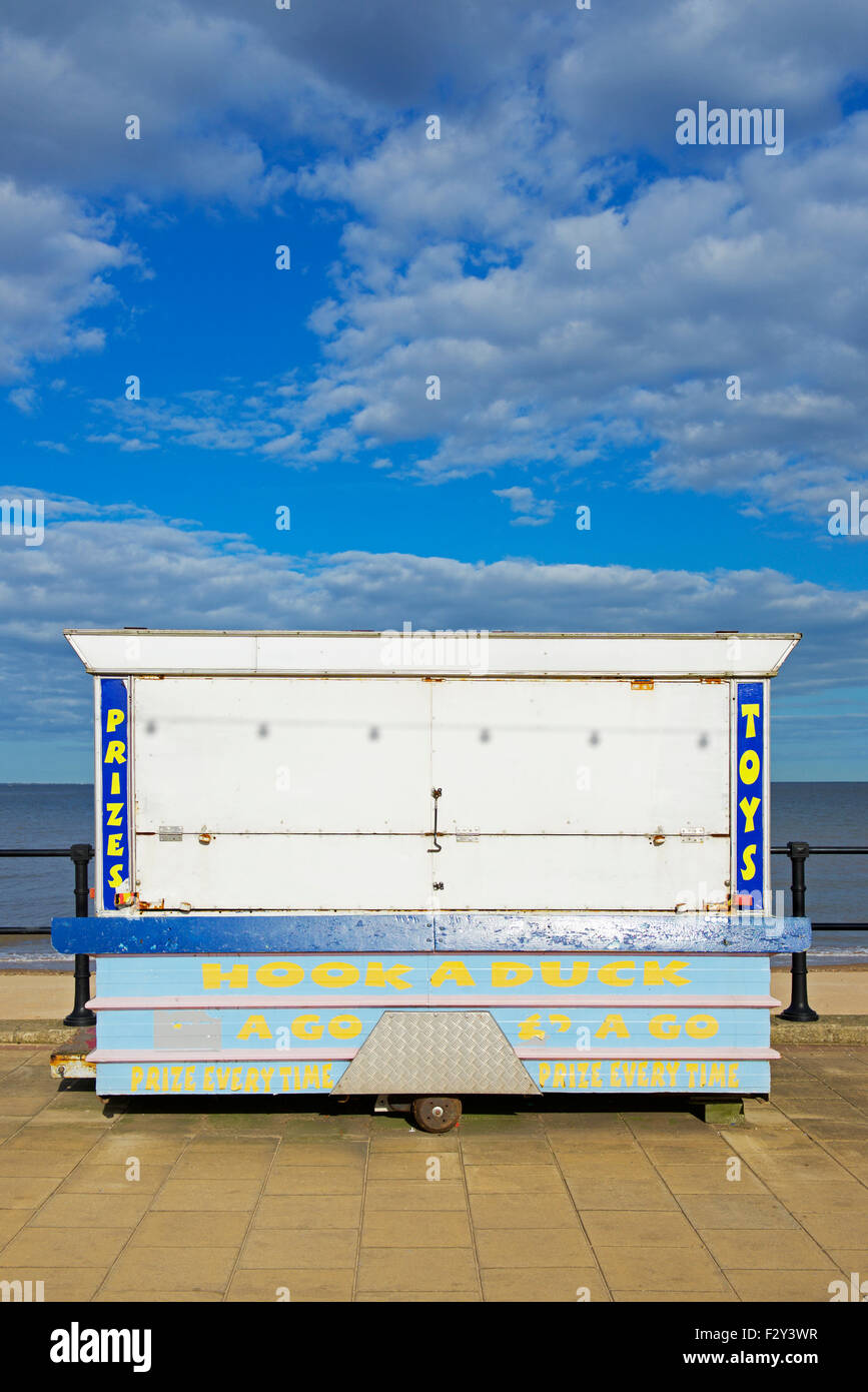 Closed seaside stall - Hook a Duck - in Cleethorpes, Lincolnshire ...