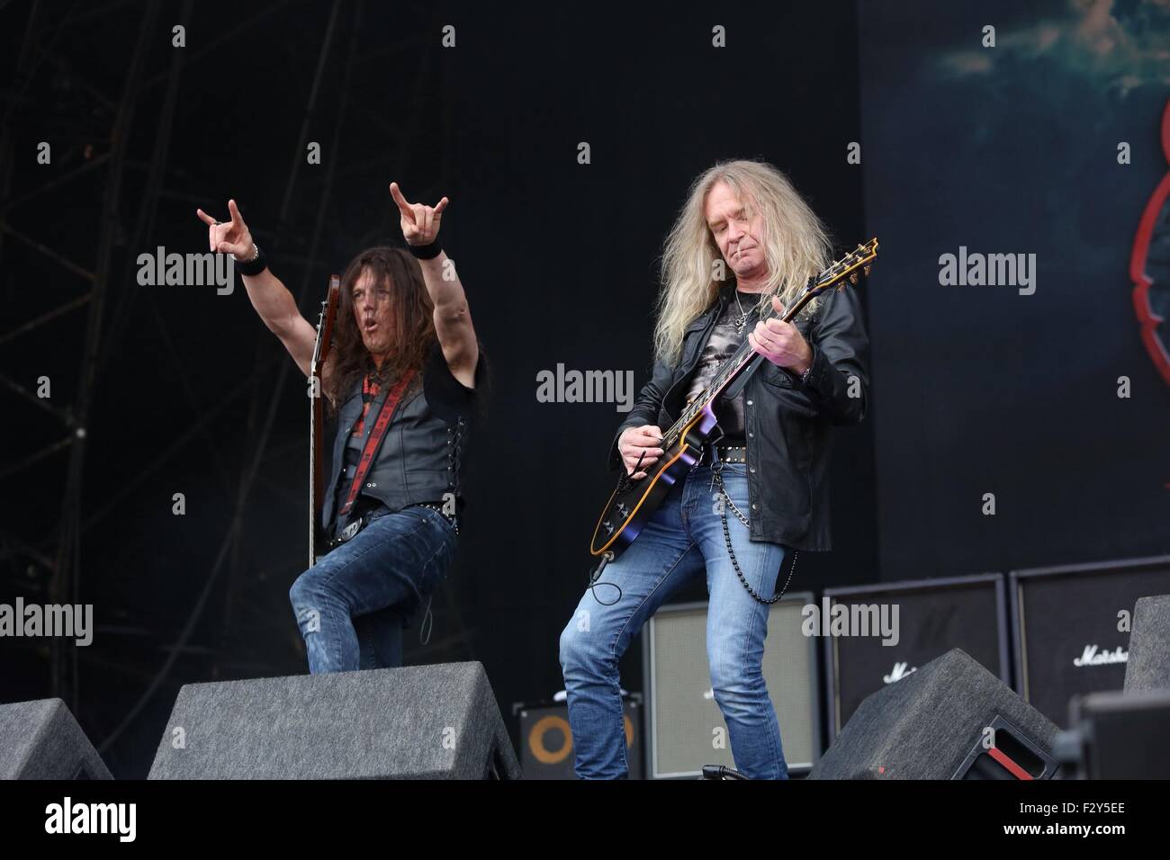 Ramblin' Man Fair - Day 1 - Performances Featuring: Saxon Where: London ...