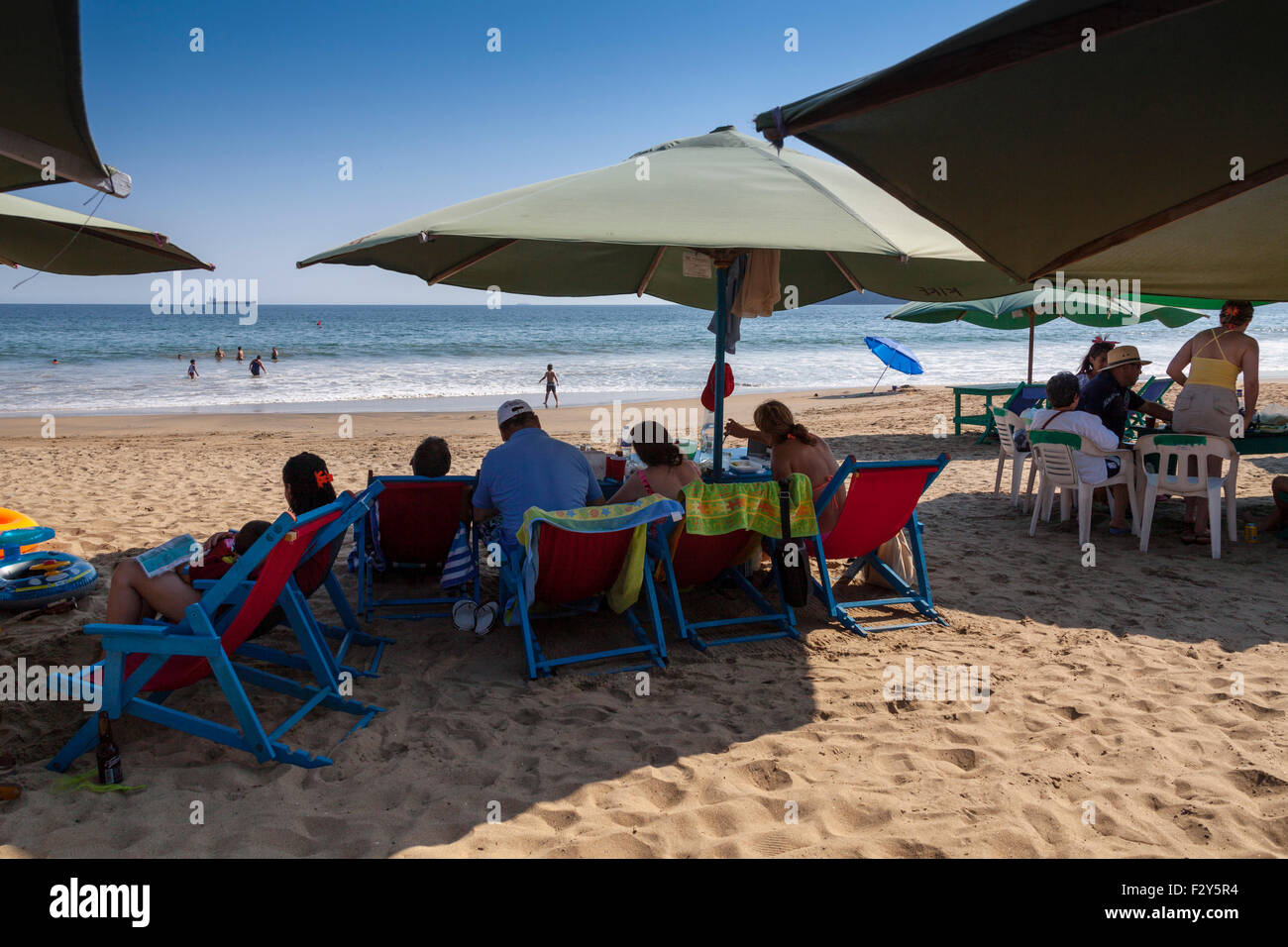 Manzanillo beach Pacific Ocean Colima Mexico North America Stock Photo ...