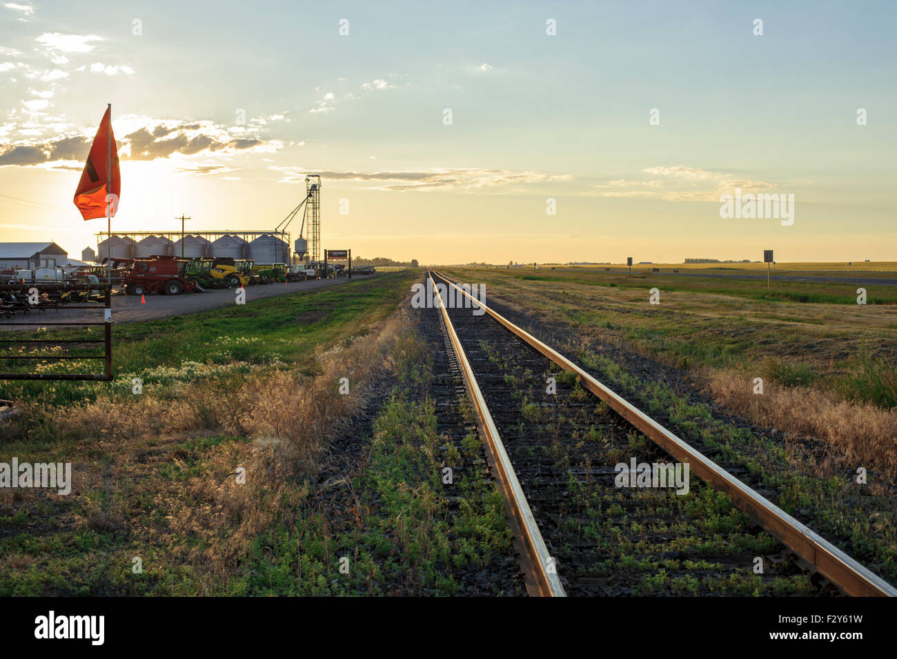Alberta prairie railway hi-res stock photography and images - Alamy