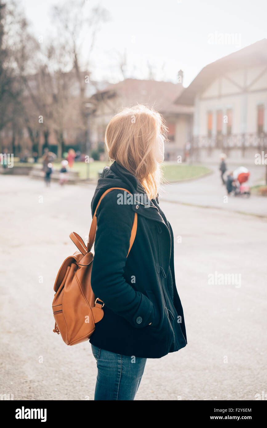 Stylish figure in profile hi-res stock photography and images - Alamy