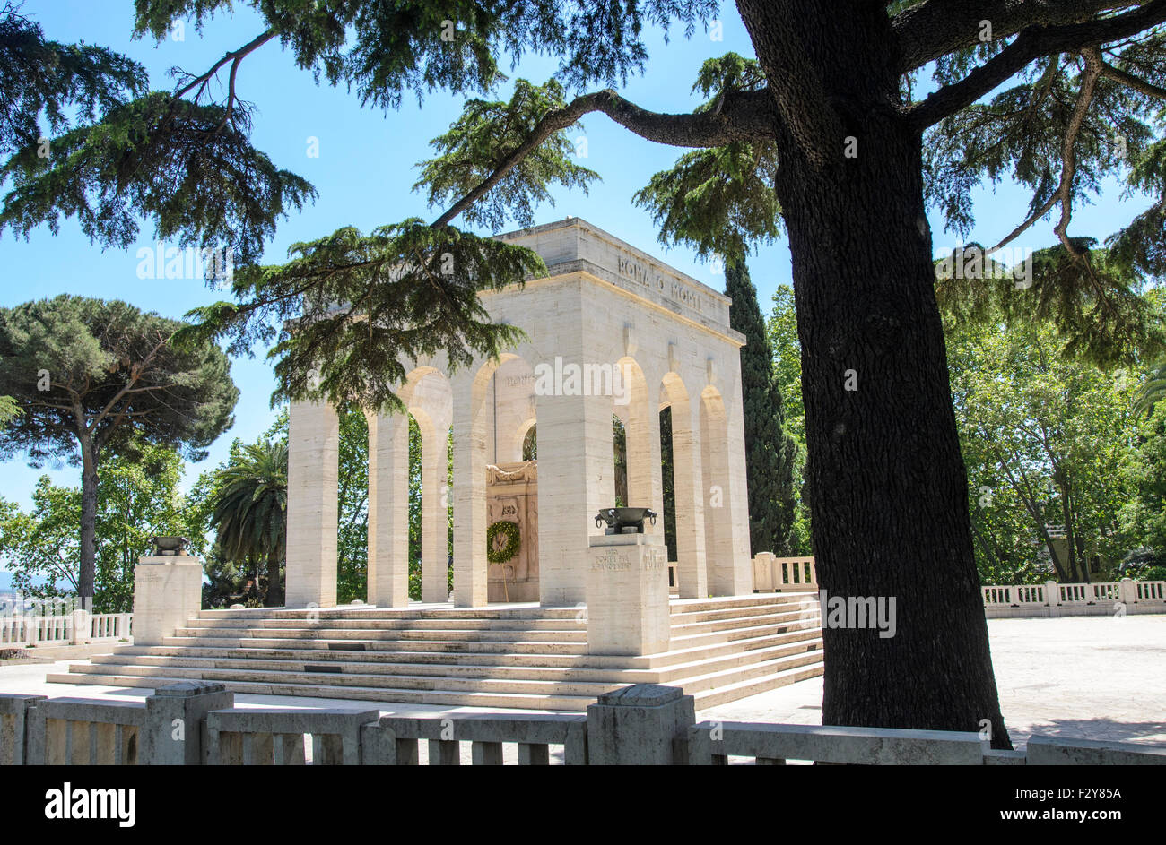 Janiculum hill monument honoring Italian Patriots of the Independence ...