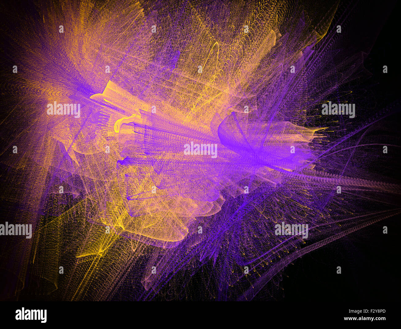 Illustration Art Painted in a form of abstract, infinite. Named The ...