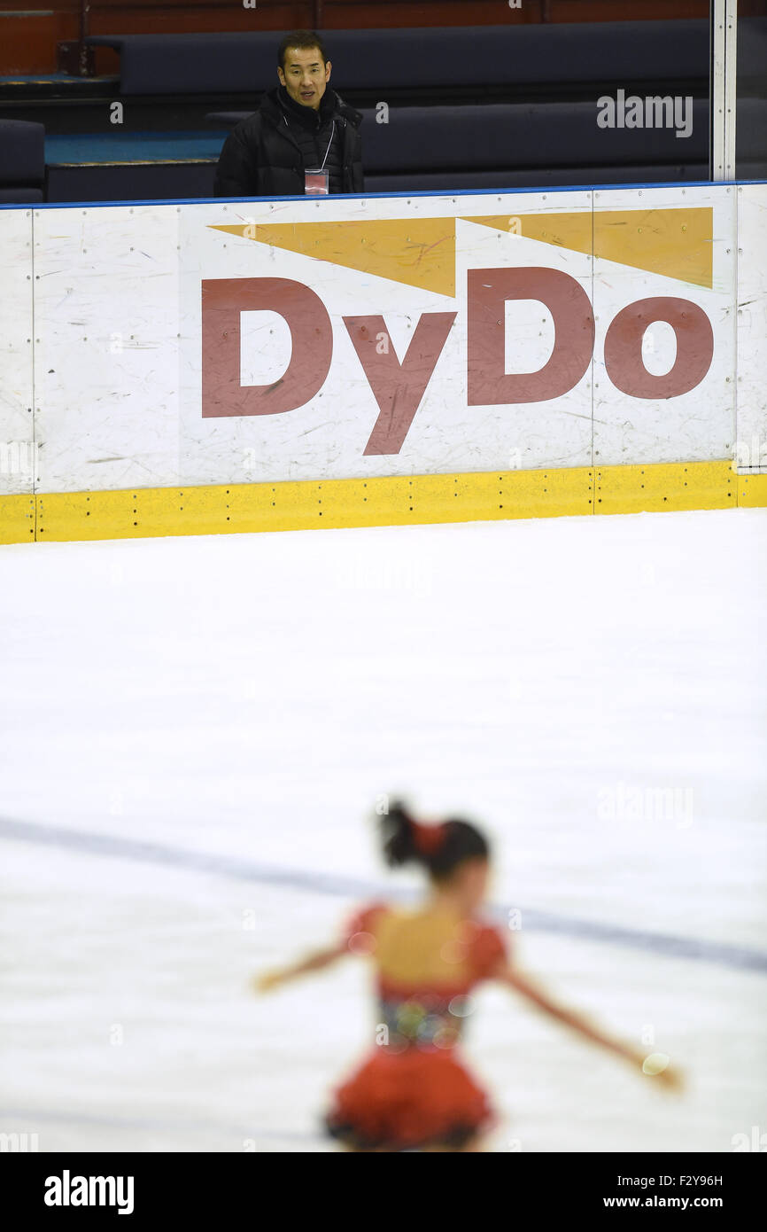 Tokyo, Japan. 25th Sep, 2015. (T-B) Koji Okajima, Hanna Ohashi Figure Skating : Tokyo Figure ...