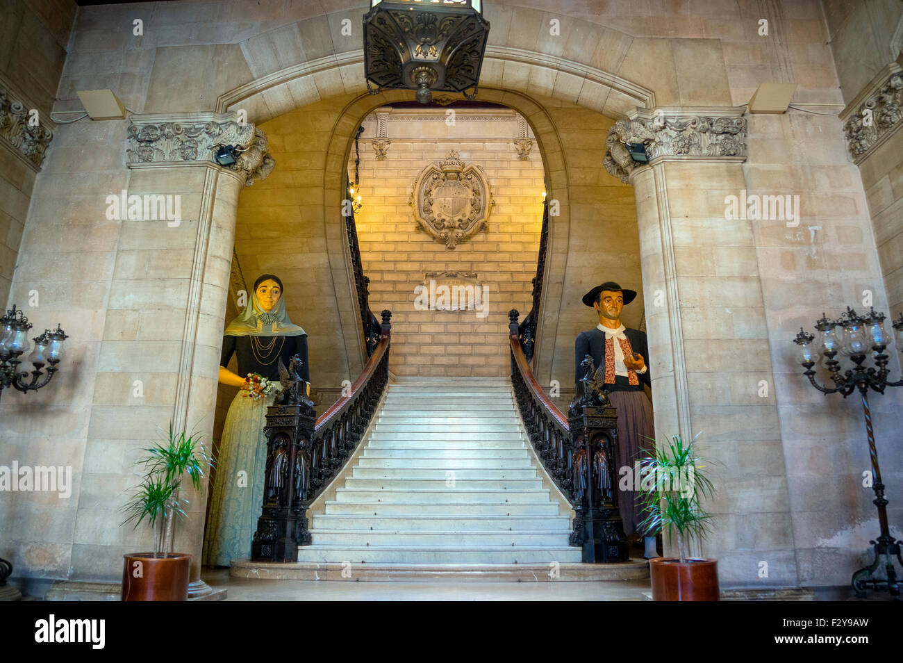 the town hall building in palma,majorca Stock Photo - Alamy