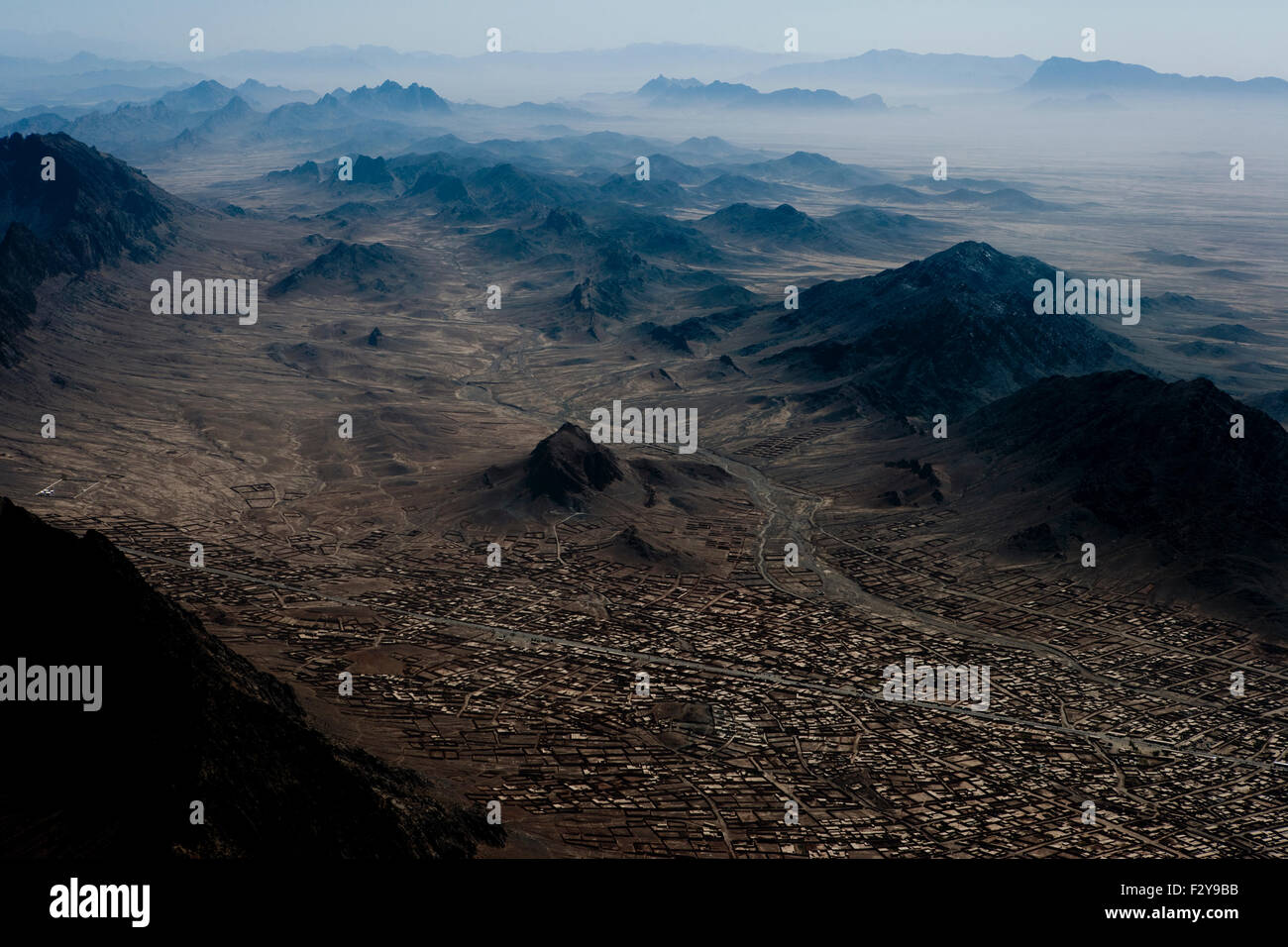 The aerial view of Kabul, Afghanistan Stock Photo - Alamy