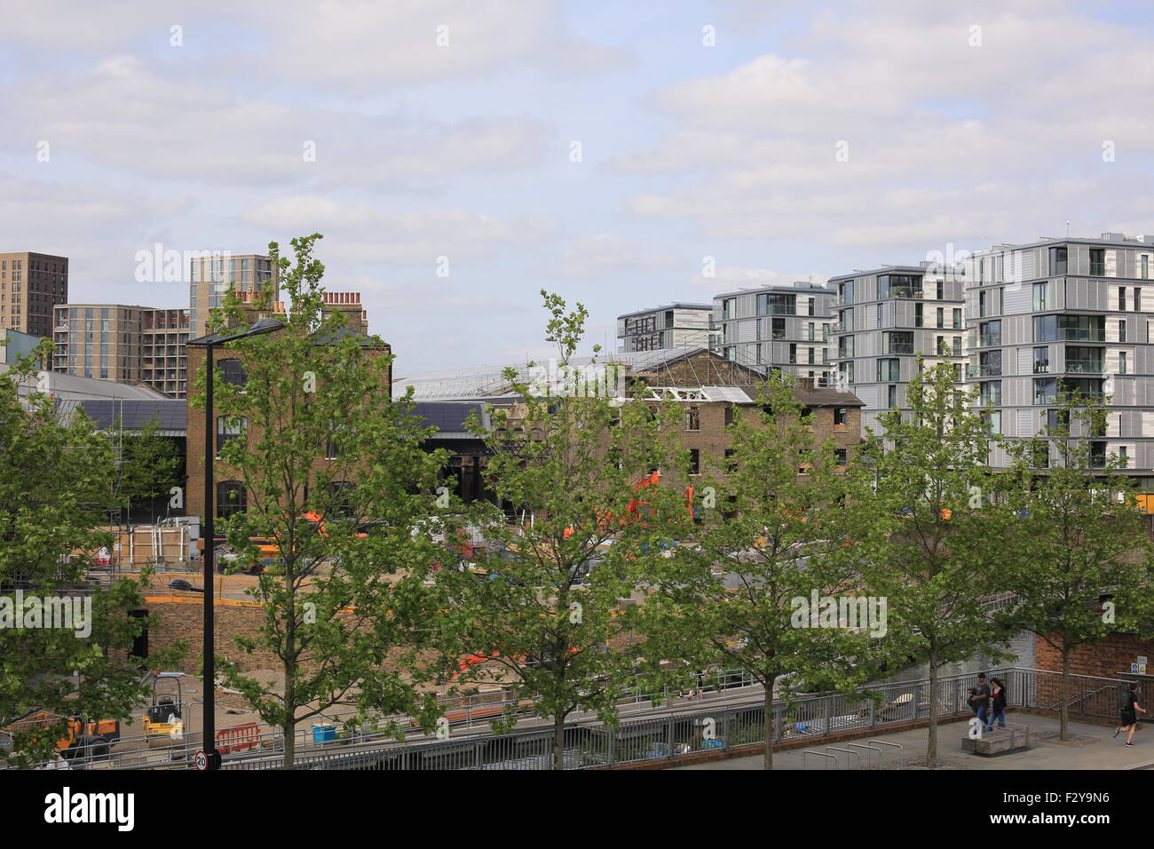 Pancras Square & Cubitt Square, St Pancras, London Stock Photo - Alamy