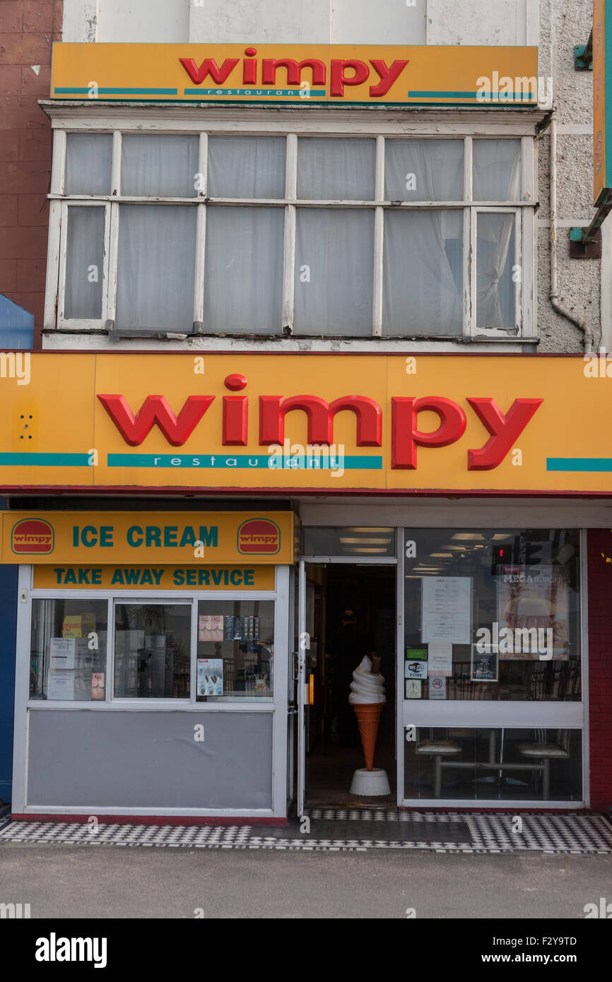 Wimpy Restaurant, Margate, Kent, England, UK Stock Photo - Alamy