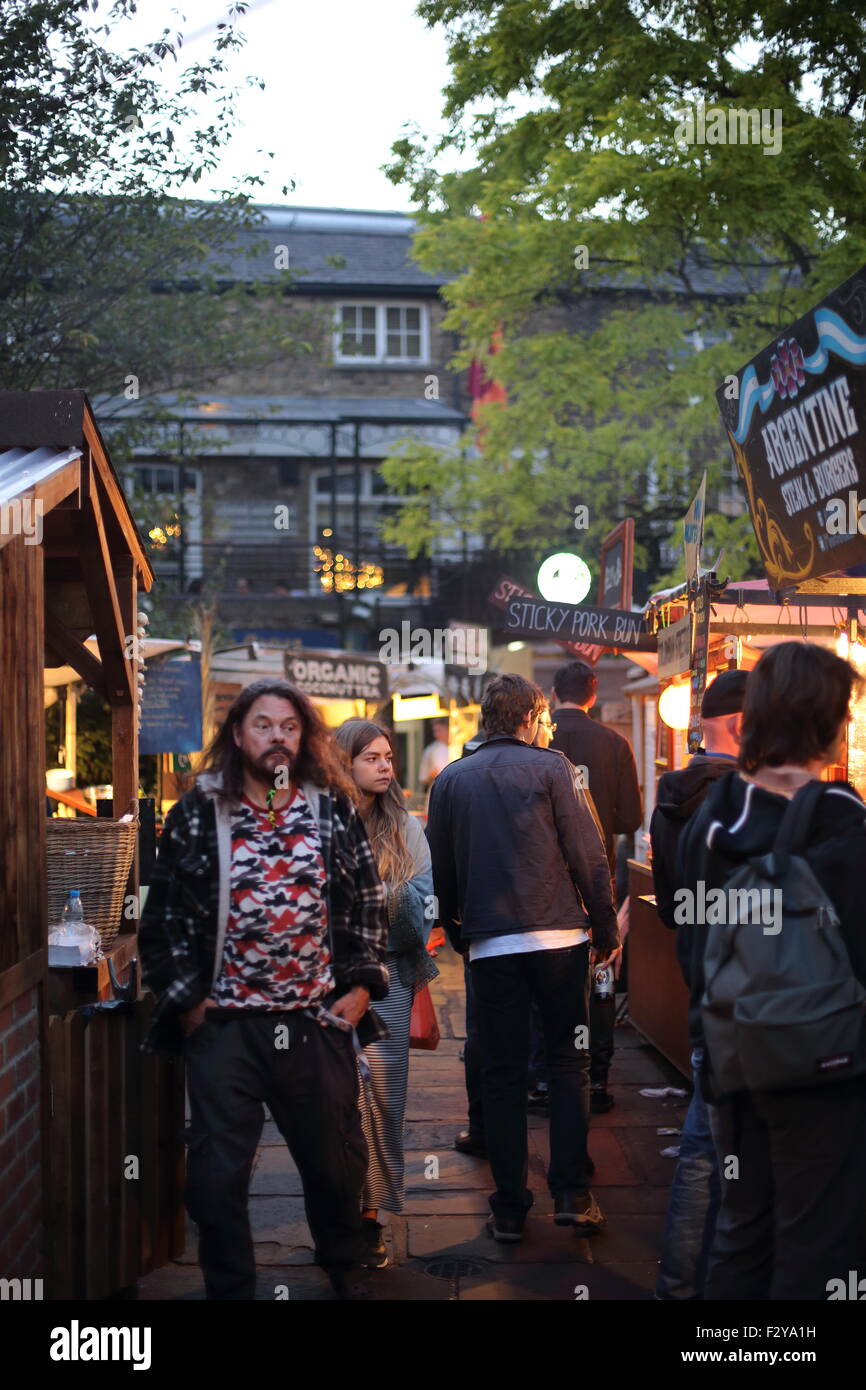 Camden Night Market, London Stock Photo - Alamy