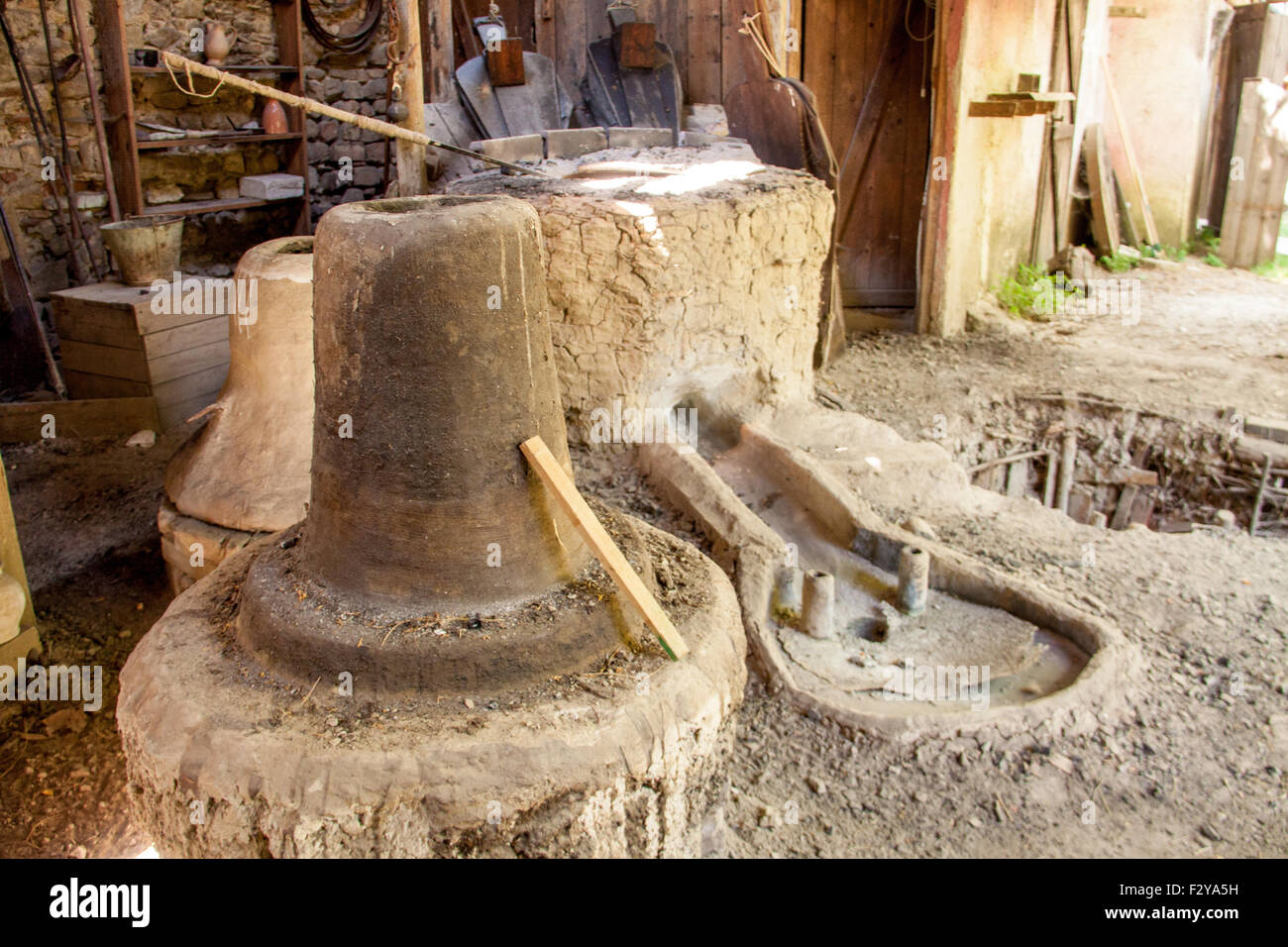 Historical process of the production of brass bells - Umbria, Italy ...