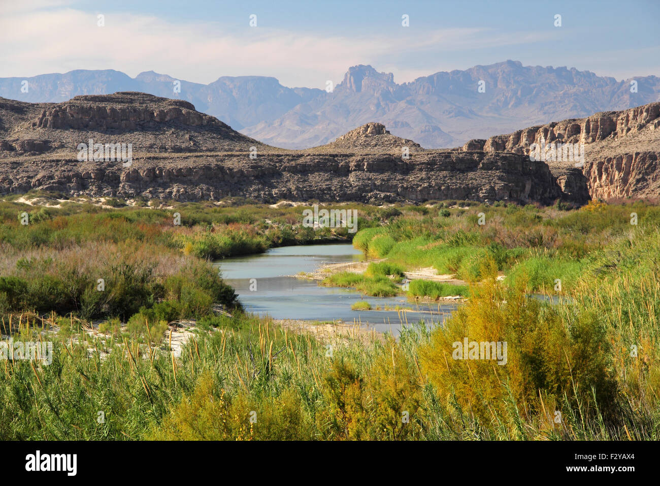 The Rio Grande in Big Bend National Park Stock Photo - Alamy
