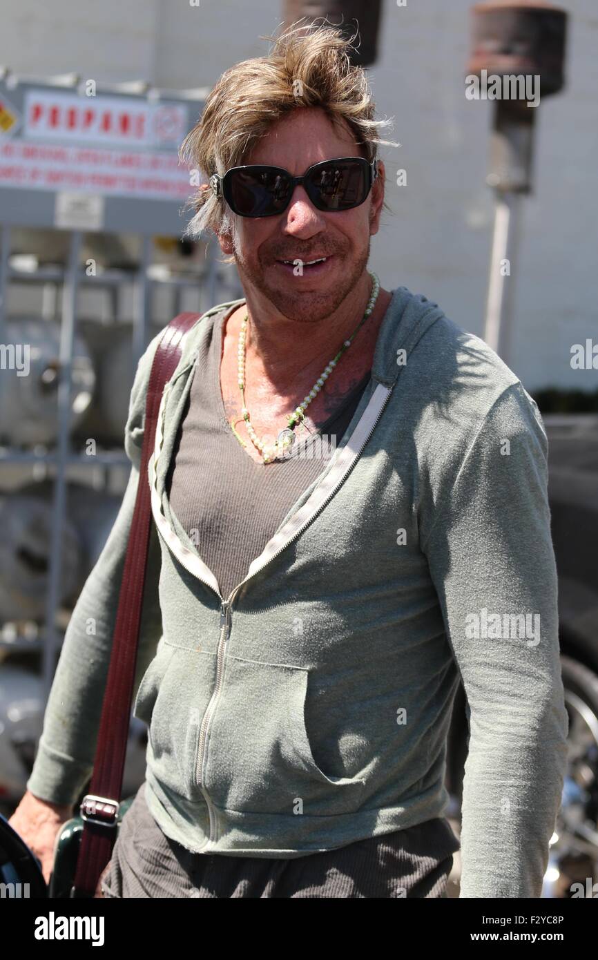 Mickey Rourke goes for lunch at Cafe Roma Featuring: Mickey Rourke ...