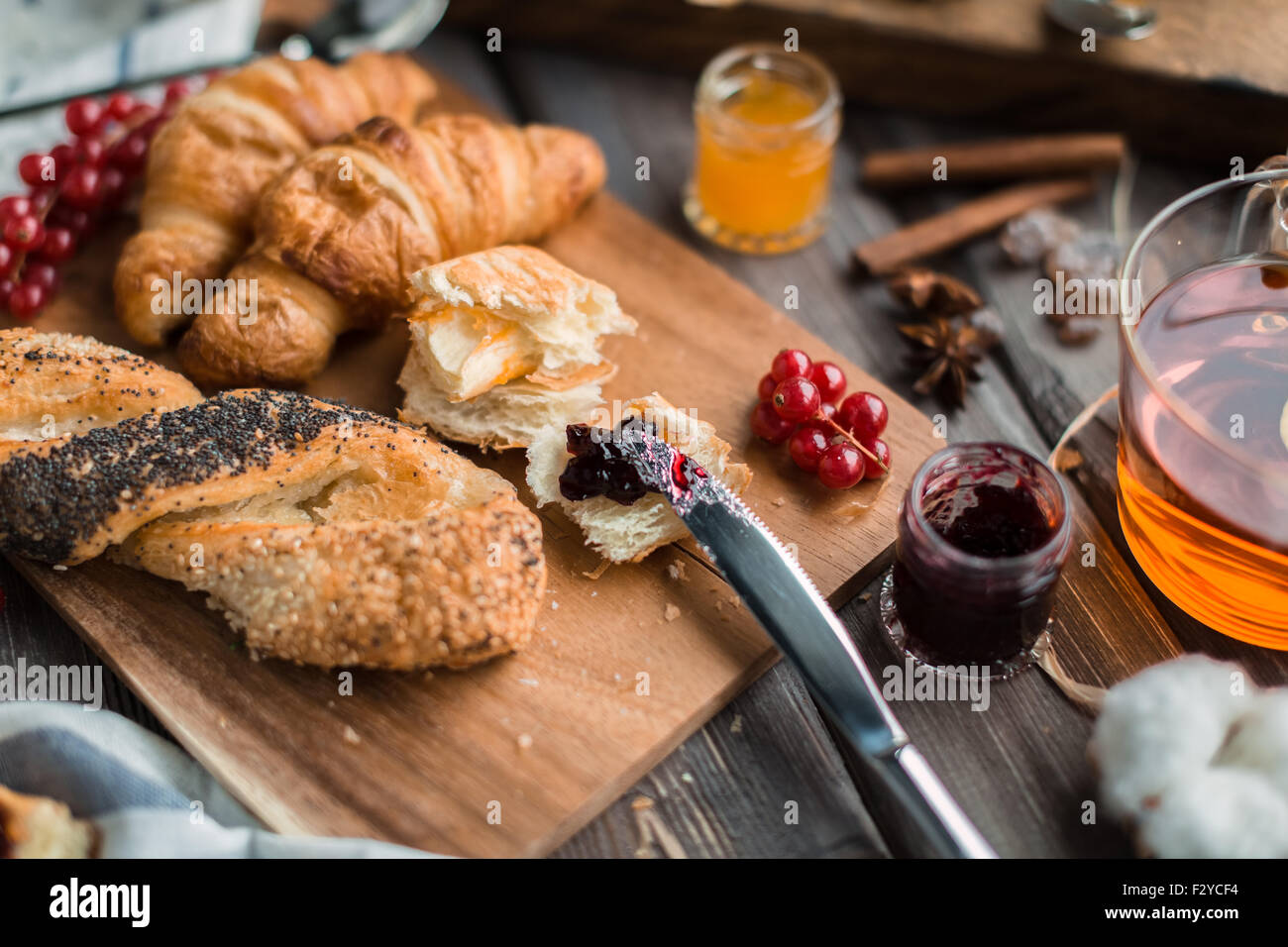little jar of jam Stock Photo - Alamy