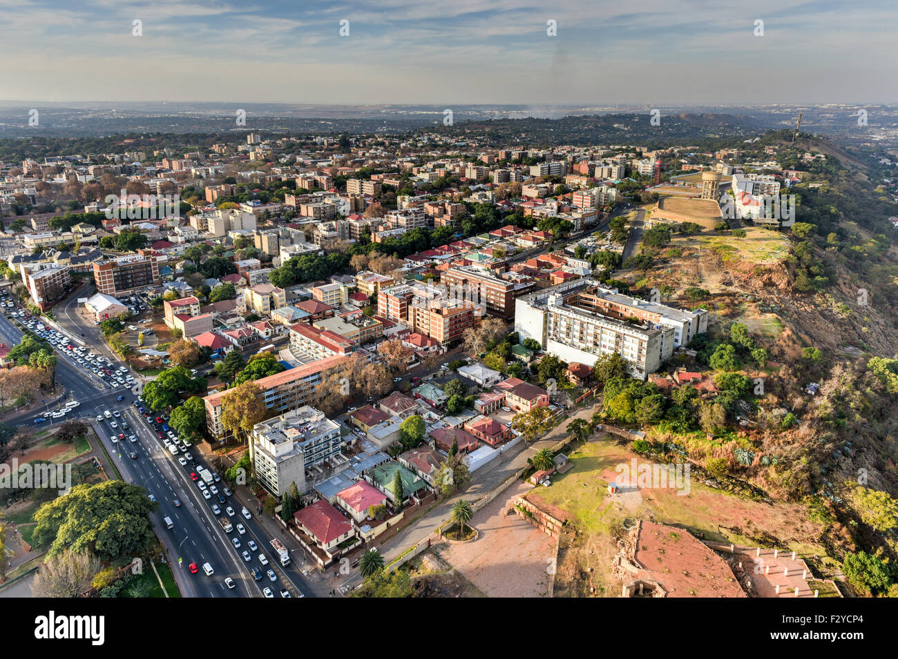 Cityscape hillbrow tower sky apartment hi-res stock photography and ...