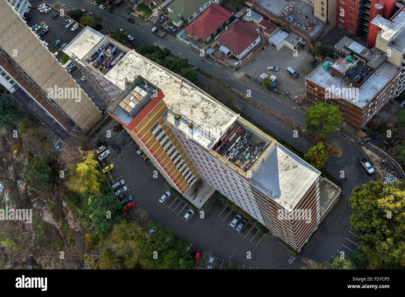 View from Ponte Tower unto the skyline of Johannesburg Stock Photo - Alamy