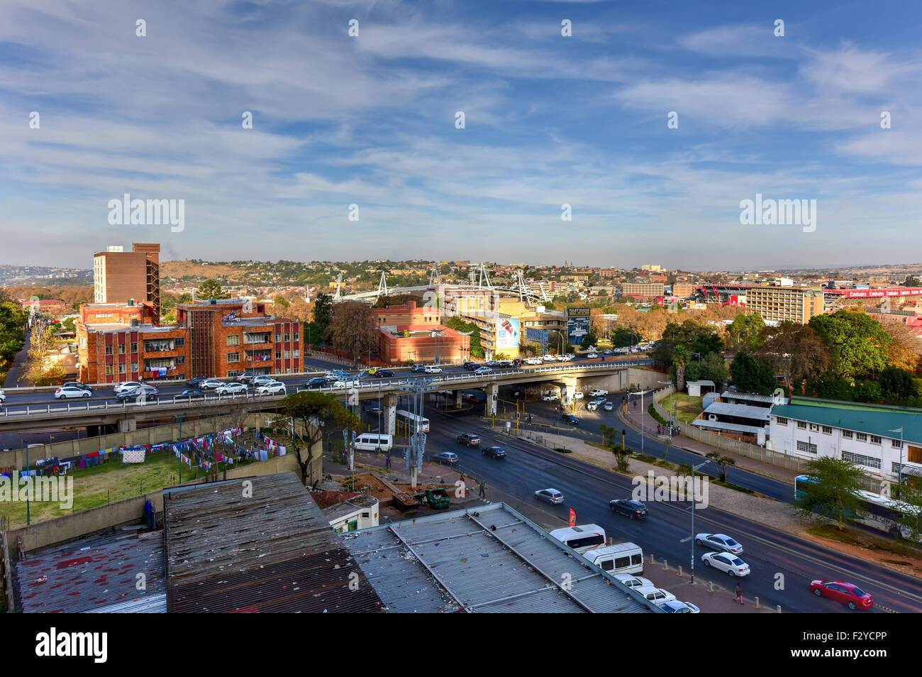 Cityscape hillbrow tower sky apartment hi-res stock photography and ...