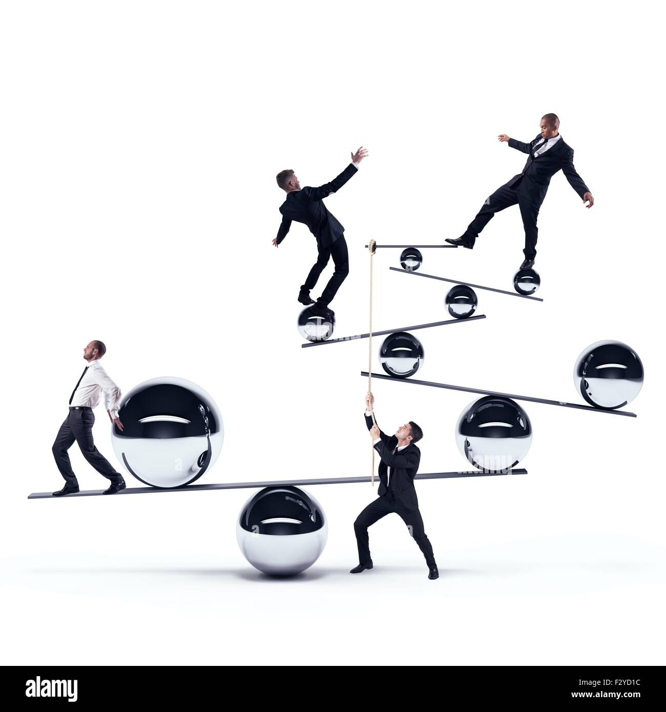Partnership balance Cut Out Stock Images & Pictures - Alamy