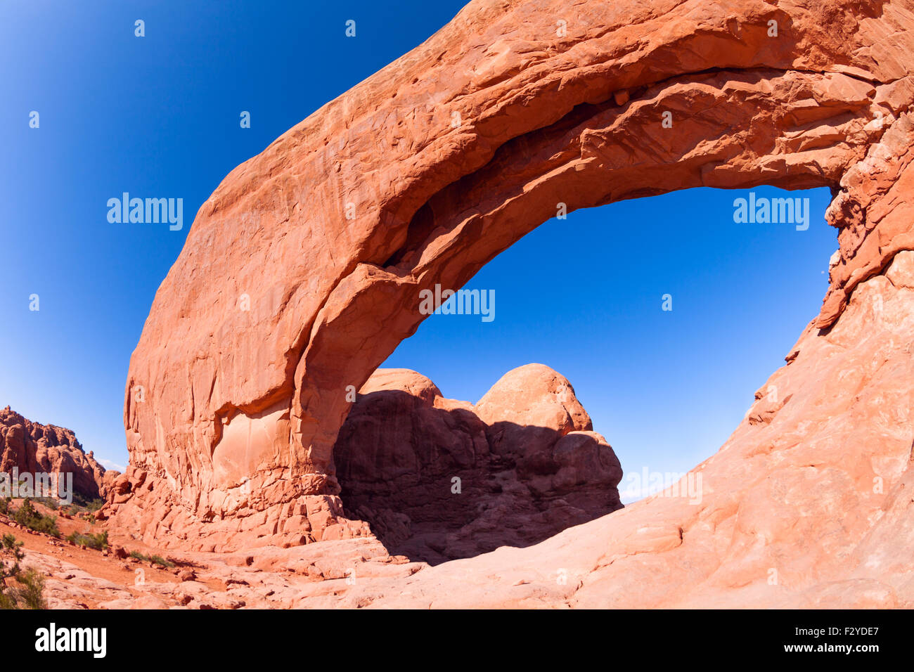North Window Arch view near Arches National Park Stock Photo - Alamy