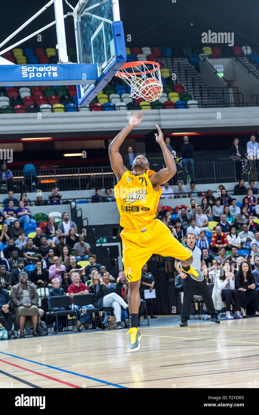 London Lions defeat Leeds force 99 - 60 at Copperbox, Olympic Park ...