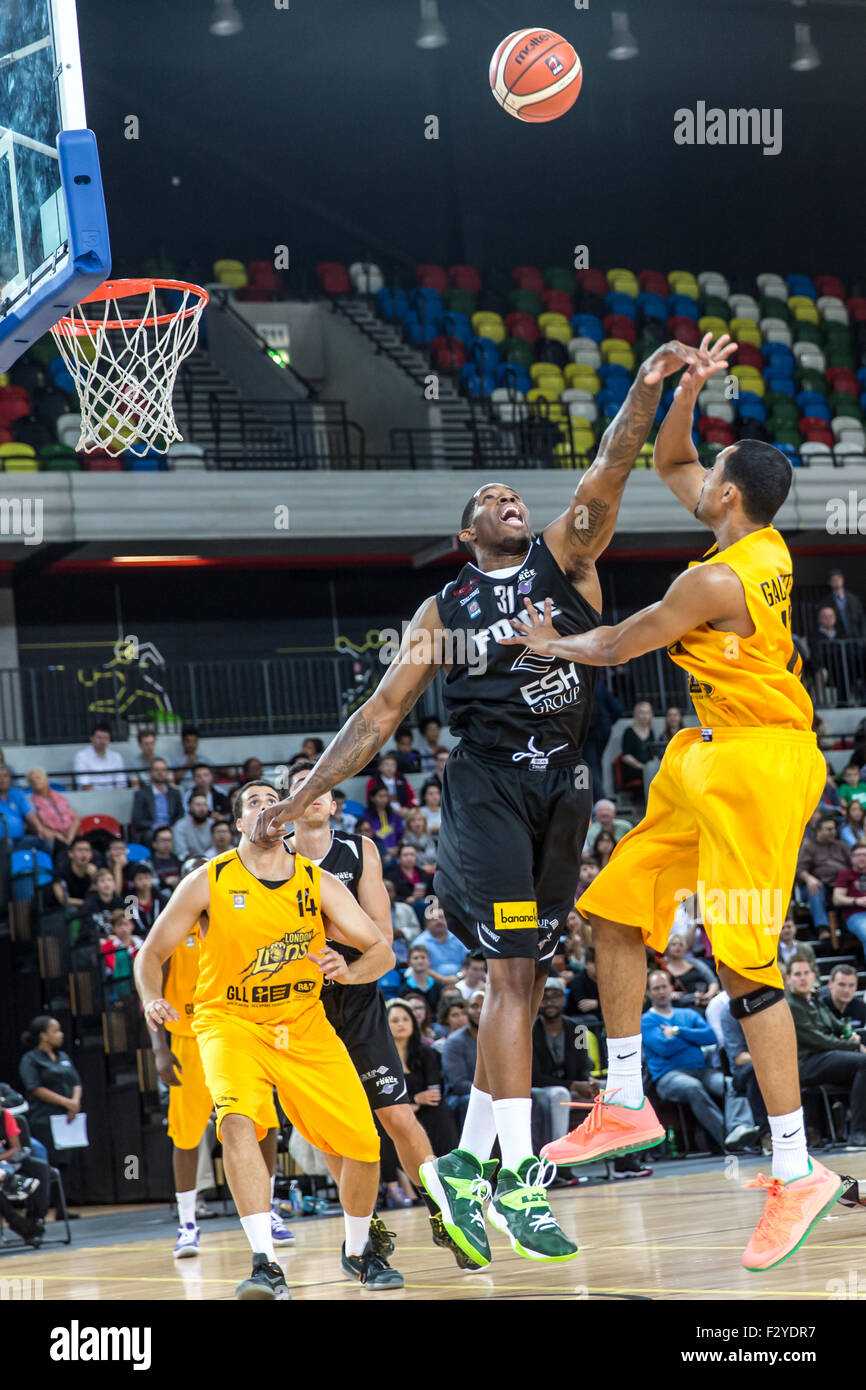 London Lions defeat Leeds force 99 - 60 at Copperbox, Olympic Park ...