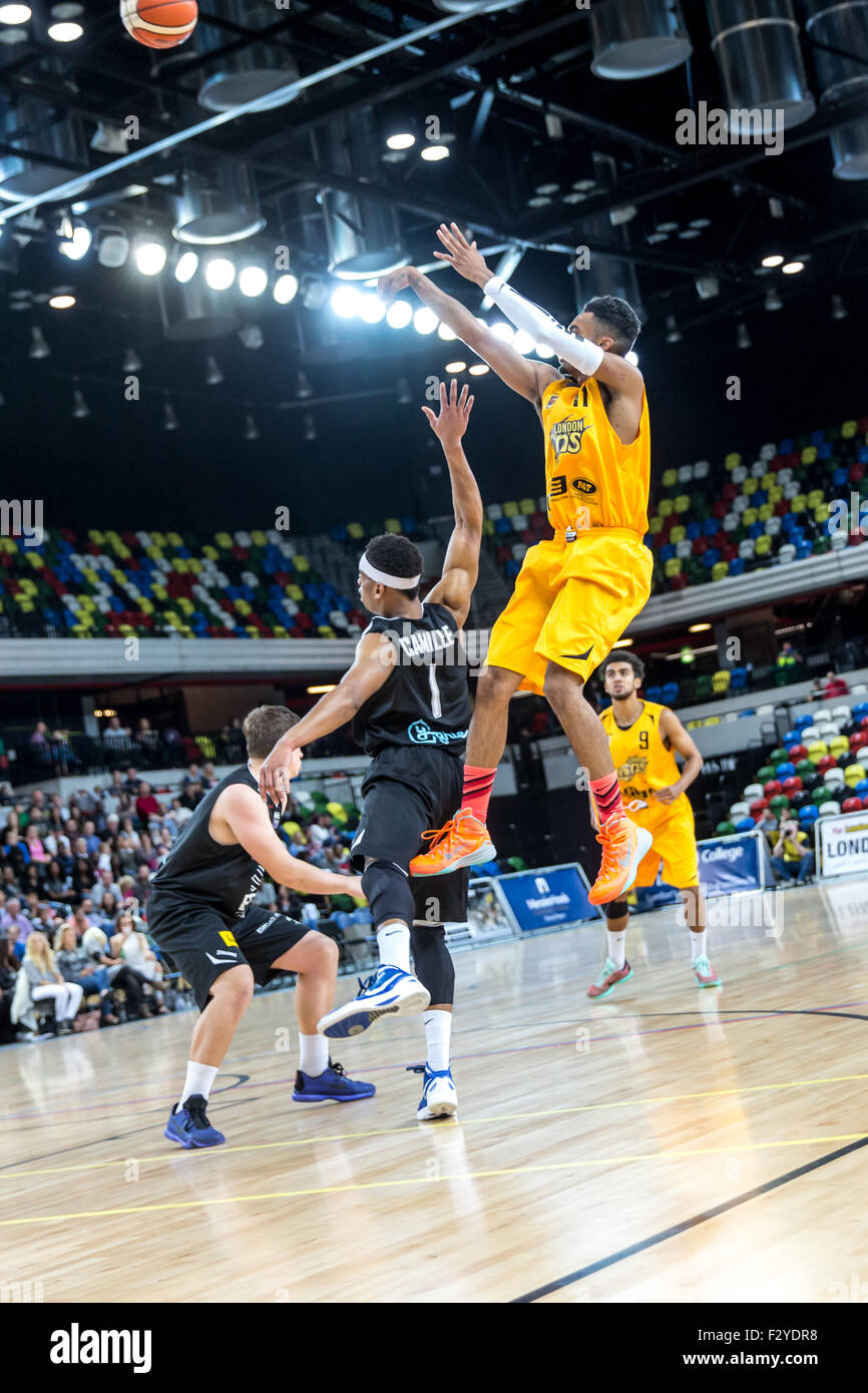 London Lions defeat Leeds force 99 - 60 at Copperbox, Olympic Park ...