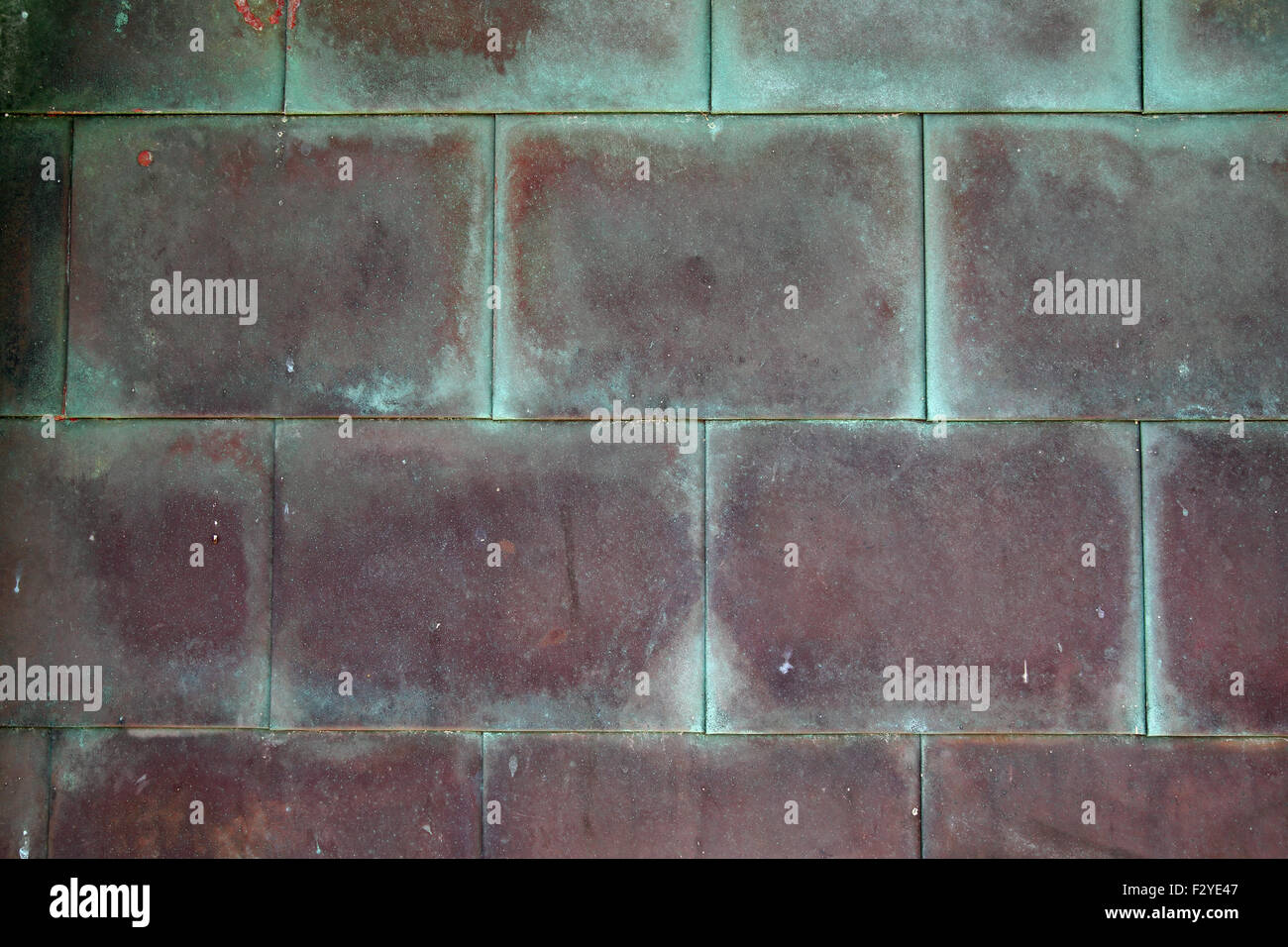 Rusted copper wall in old abandoned metal Stock Photo - Alamy