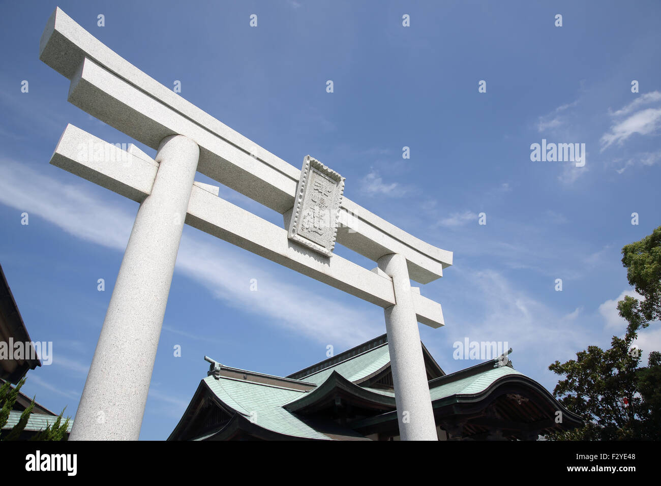 torii gate at shinto shrine in Japan Stock Photo - Alamy