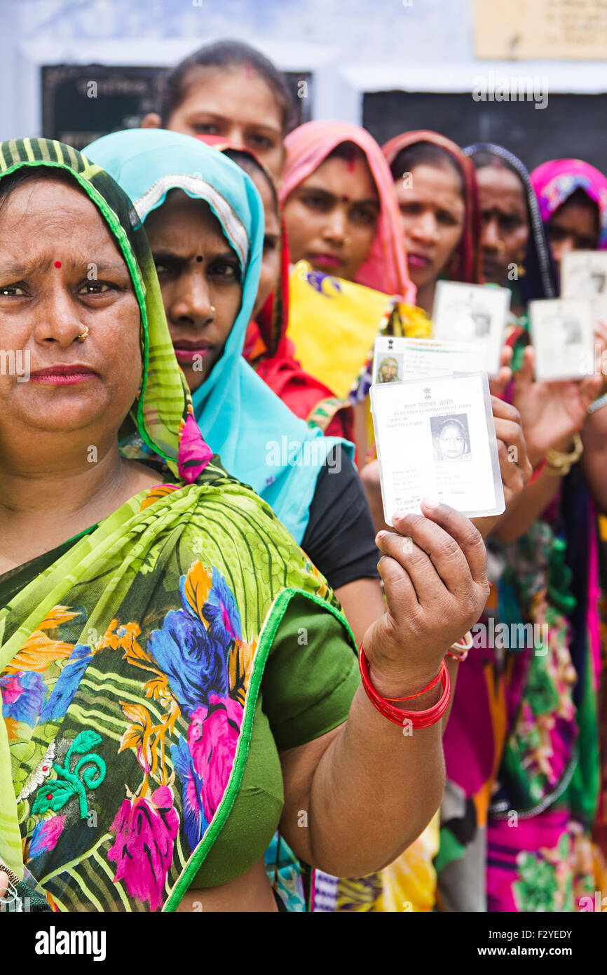 Indian adult voting hi-res stock photography and images - Alamy