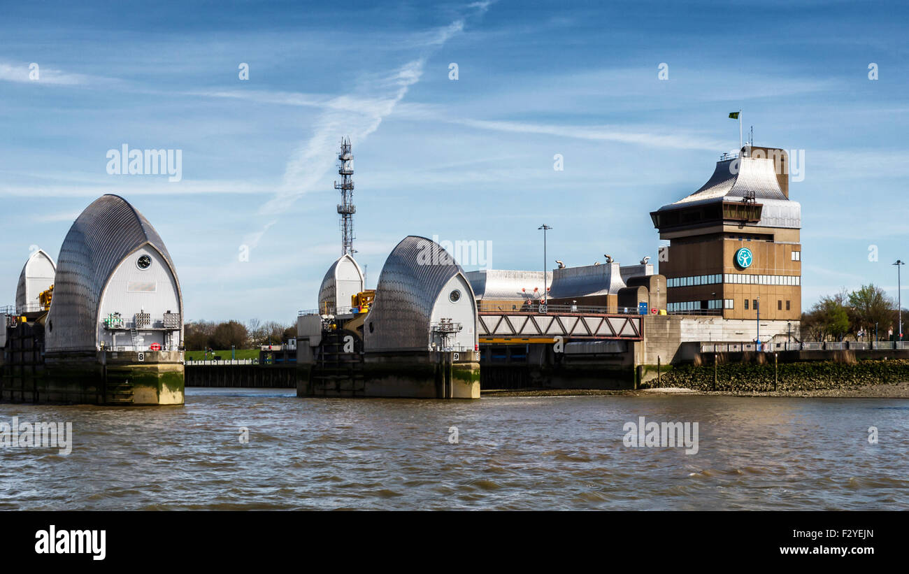 Thames Flood Barrier Pods, movable flood control structure prevents ...