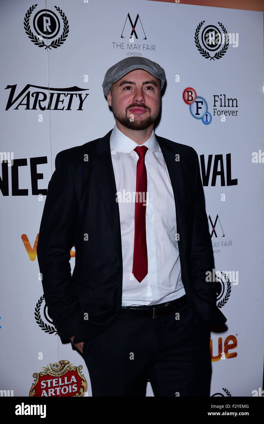 London, UK, 25th Sept 2015 : Nathanael Wiseman (My Hero) attends My ...