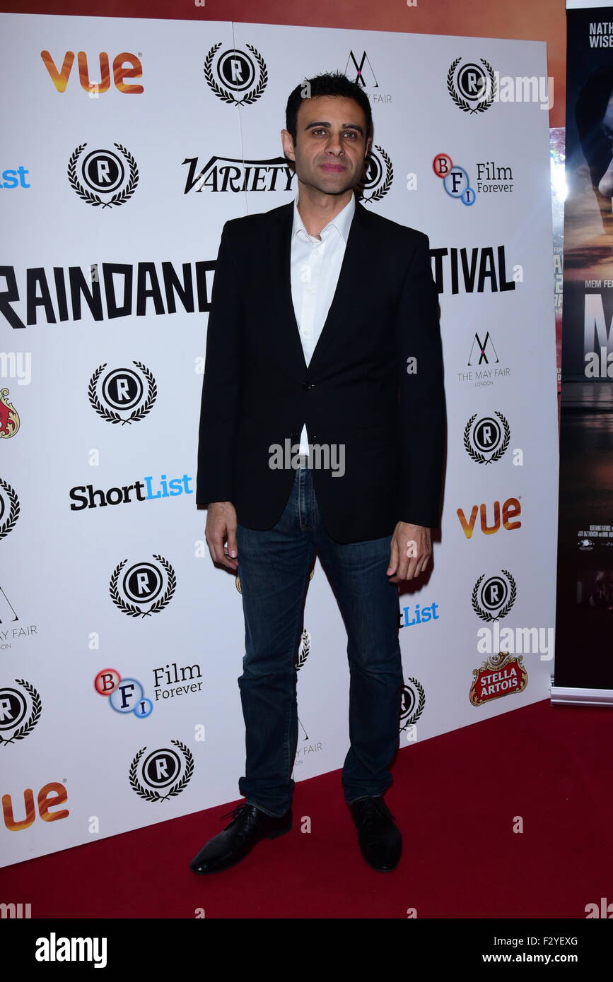 London, UK, 25th Sept 2015 : Rez Kempton attends My Hero Film Premiere ...