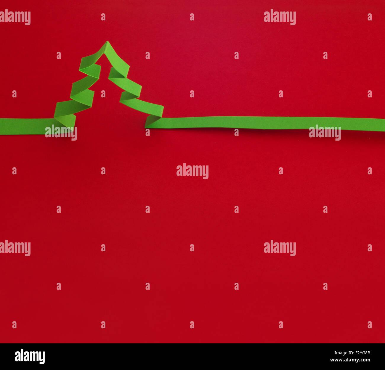 Creative design of christmas background with paper fir tree Stock Photo ...