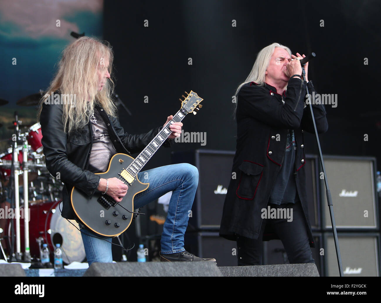 Ramblin' Man Fair 2015 at Mote Park - Day 1 Featuring: Biff Byford ...