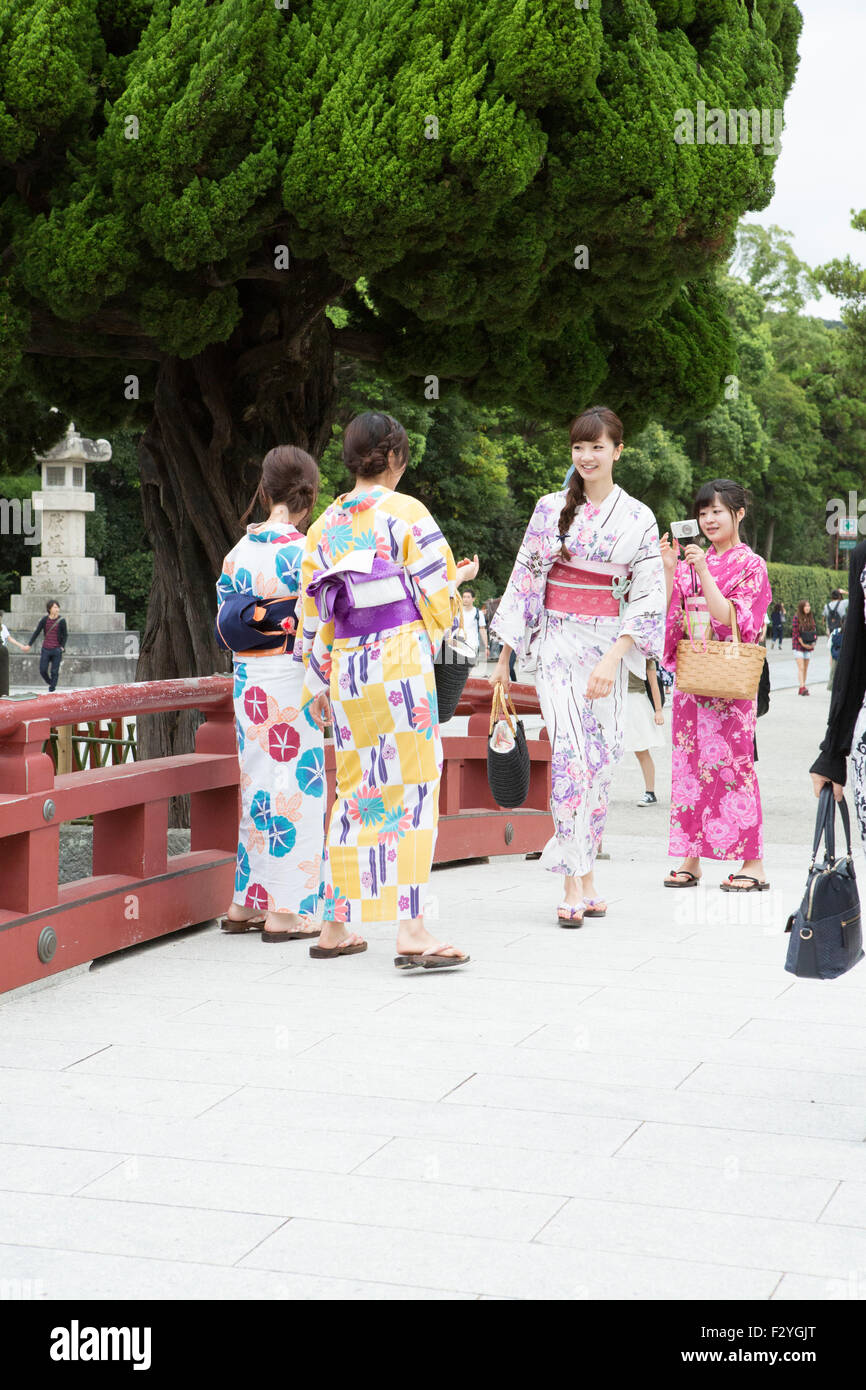 Japanese cities, people and landscape Stock Photo - Alamy