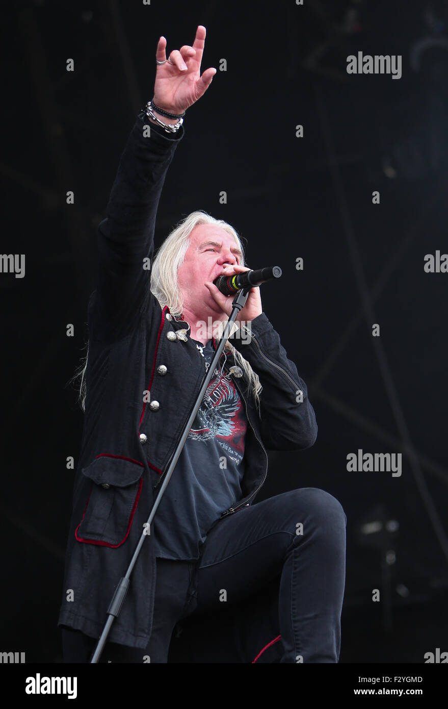 Ramblin' Man Fair 2015 at Mote Park - Day 1 Featuring: Biff Byford ...