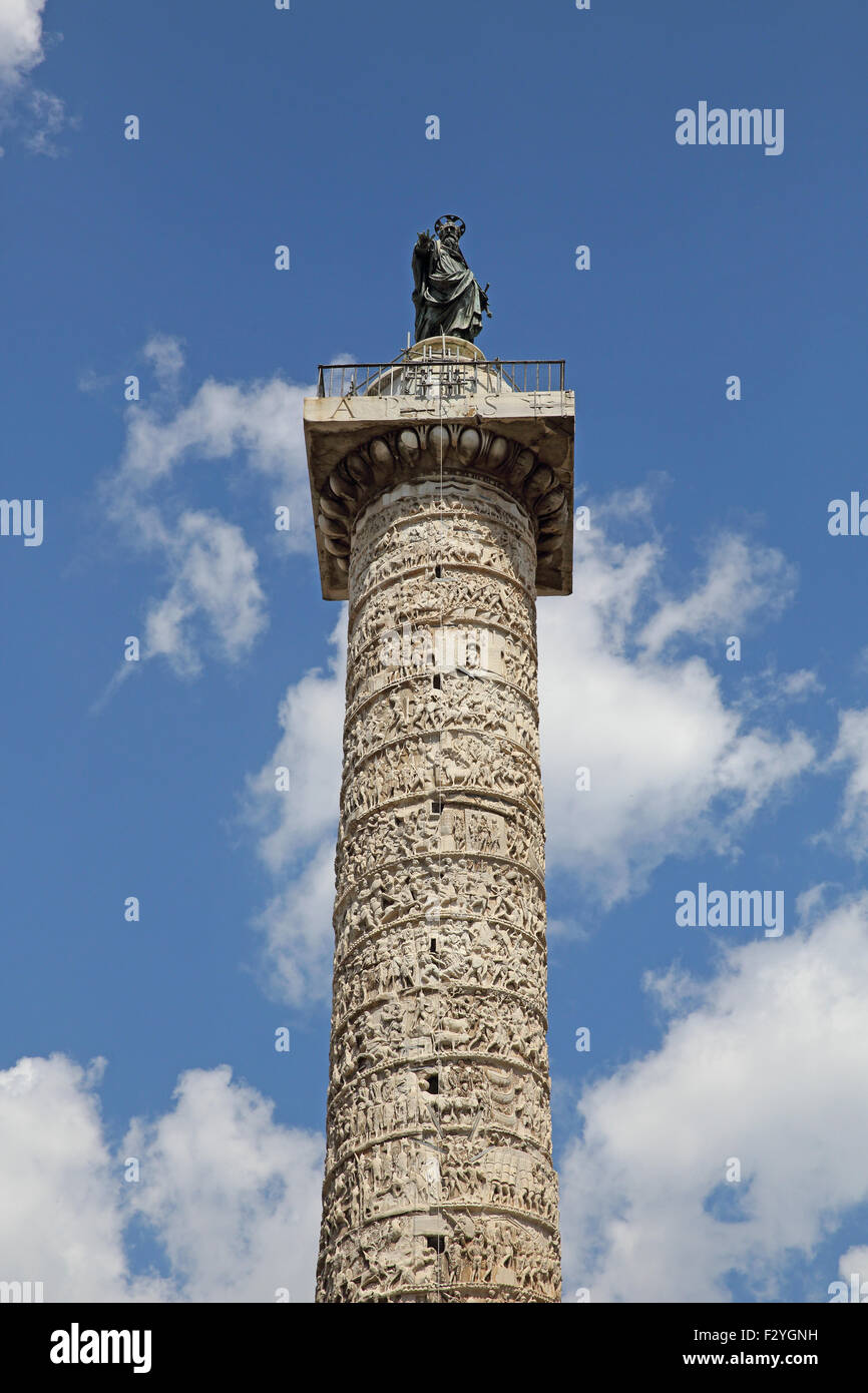 Column Of Marcus Aurelius Stock Photos & Column Of Marcus Aurelius ...