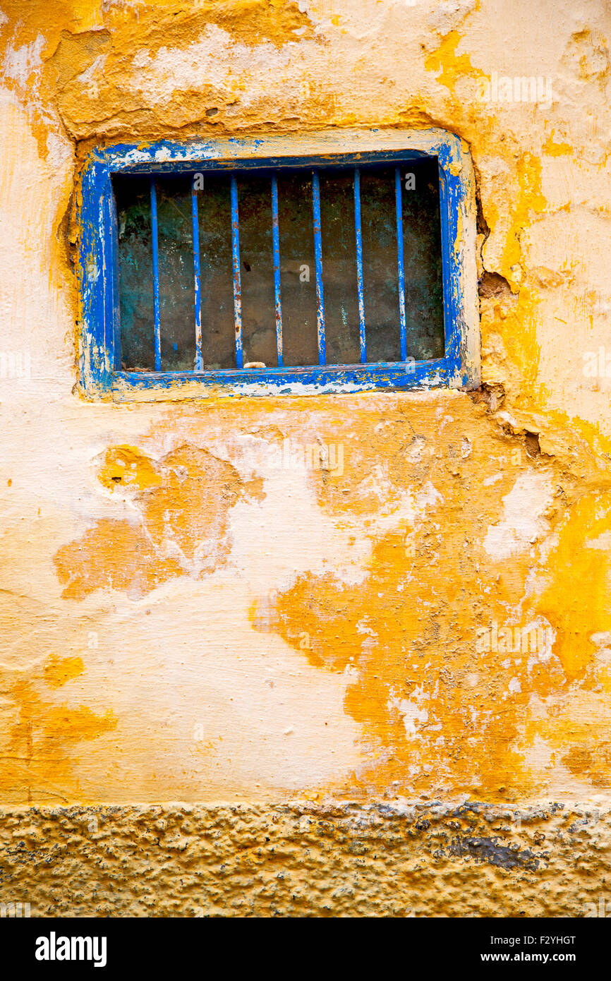 window in morocco africa and old construction wal brick historical ...