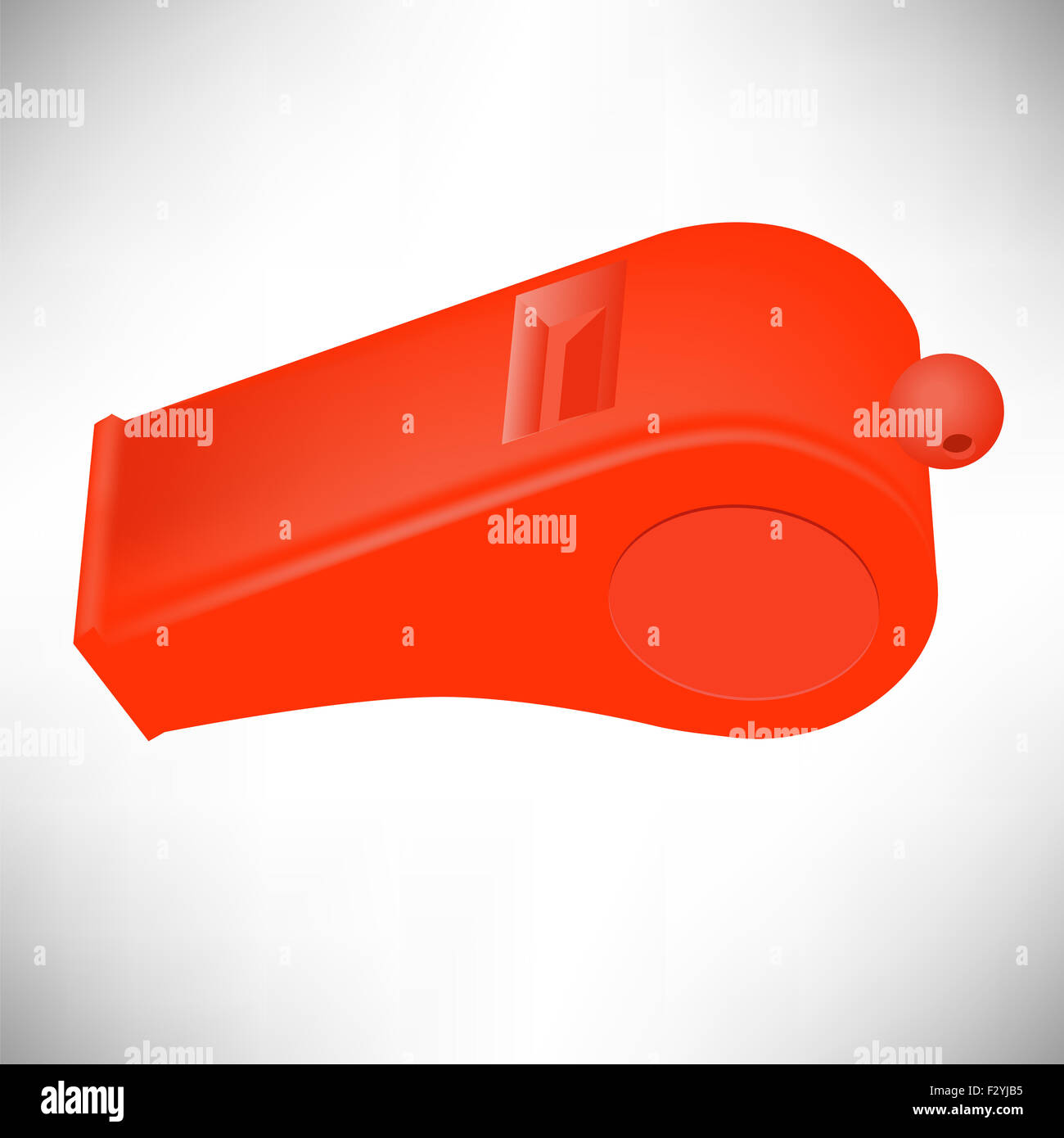 Red Plastic Whistle Stock Photo - Alamy